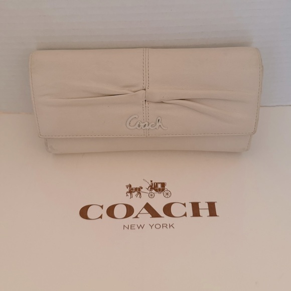 Coach | Bags | Coach Park Leather Tri Fold Wallet With Coach Bag | Poshmark